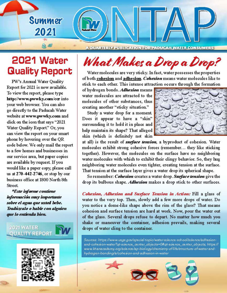 Paducah Water - Monthly Newsletter
